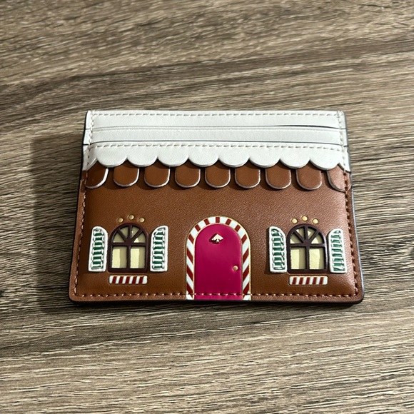 kate spade | Bags | Kate Spade Gingerbread House Card Holder Nwt | Poshmark